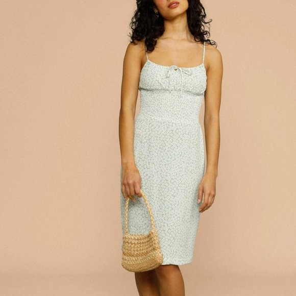 Rouje | Dresses | Rouje Cassandre Dress Fleurette Menthol | Poshmark